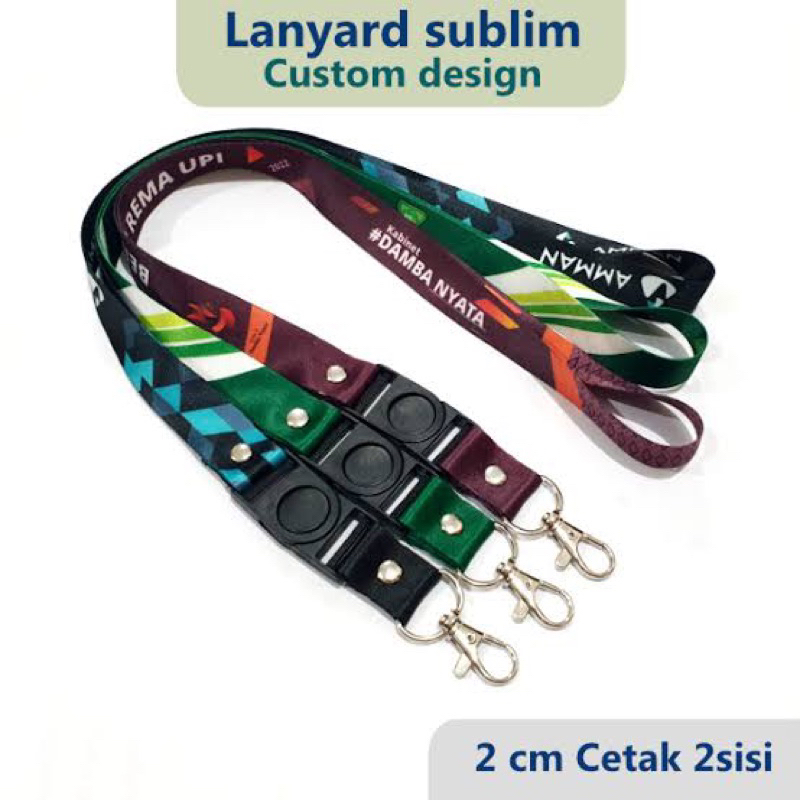 Jual Lanyard dan Id Card Custom bahan tissue dan kulit | Shopee Indonesia