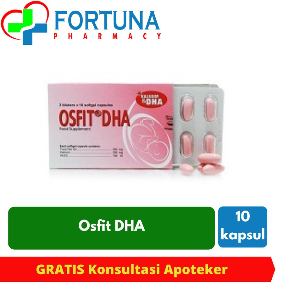 Jual Osfit DHA 10 kapsul | Shopee Indonesia