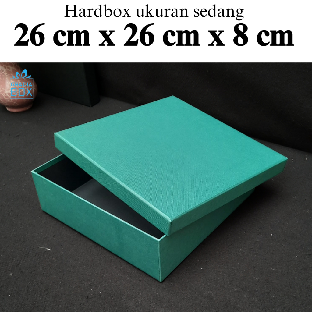 Jual Hardbox - Box Hampers - Kotak Baju - Ukuran 26 cm x 26 cm x 8 cm ...
