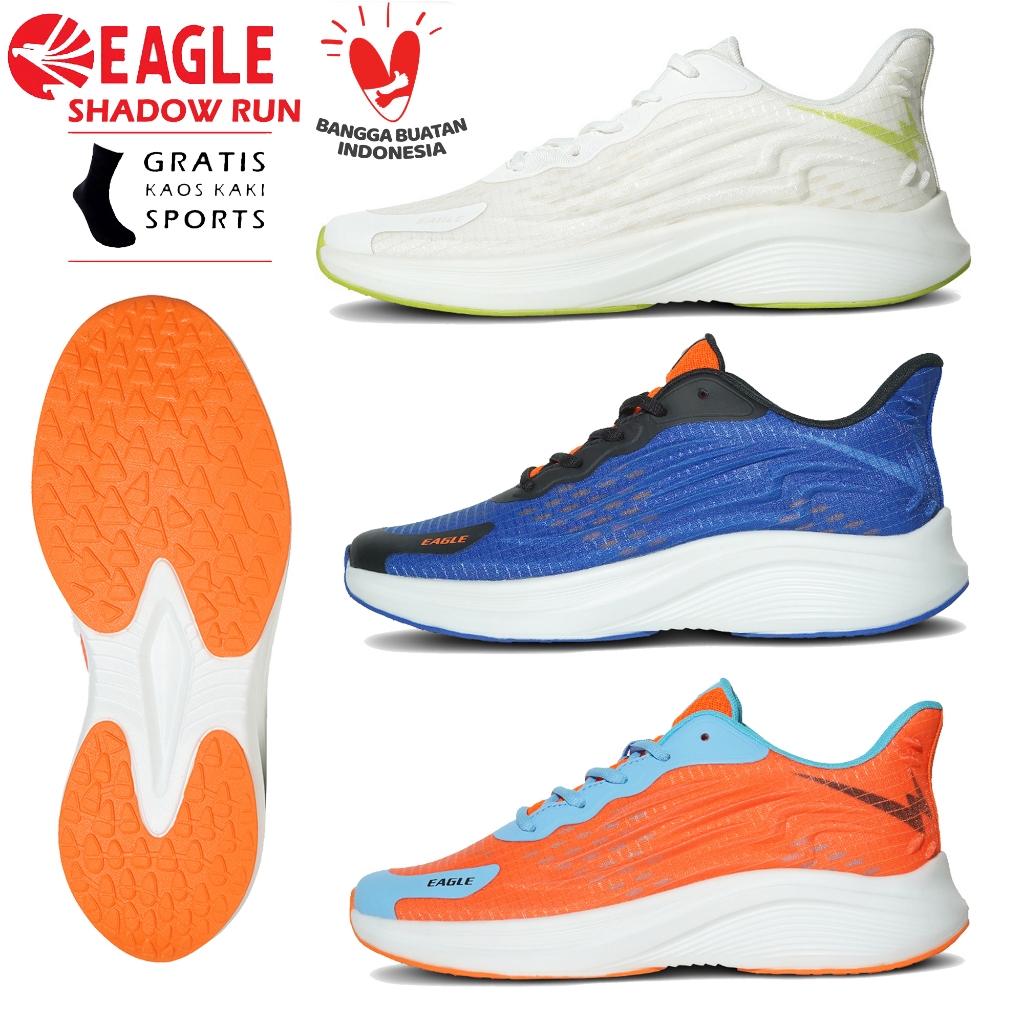 Jual Sepatu Running Eagle Shadow Run Original Sepatu Olahraga Joging ...