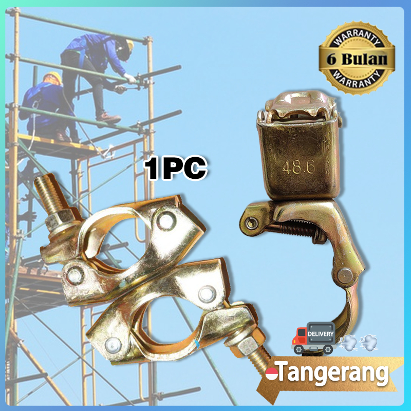 Jual Klem Steger 1.5inch Klem Scaffolding Clamp Fixed/Swivel Penjepit Perancah Steger | Shopee ...