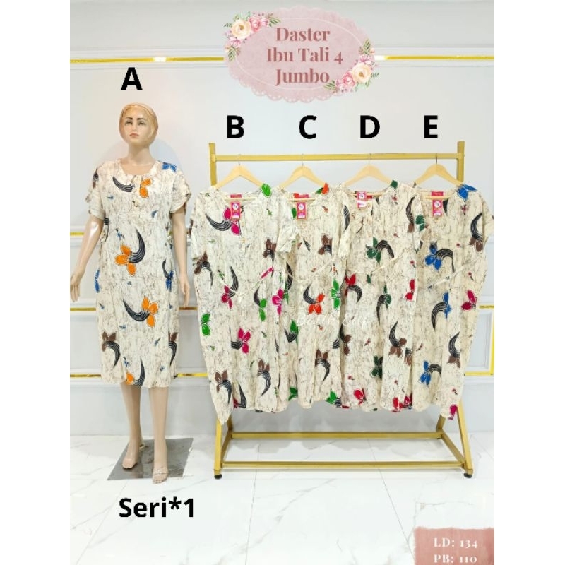 Jual DASTER IBU TALI 4 JUMBO / DASTER BUSUI / DASTER RAYON ADEM/ DASTER ...