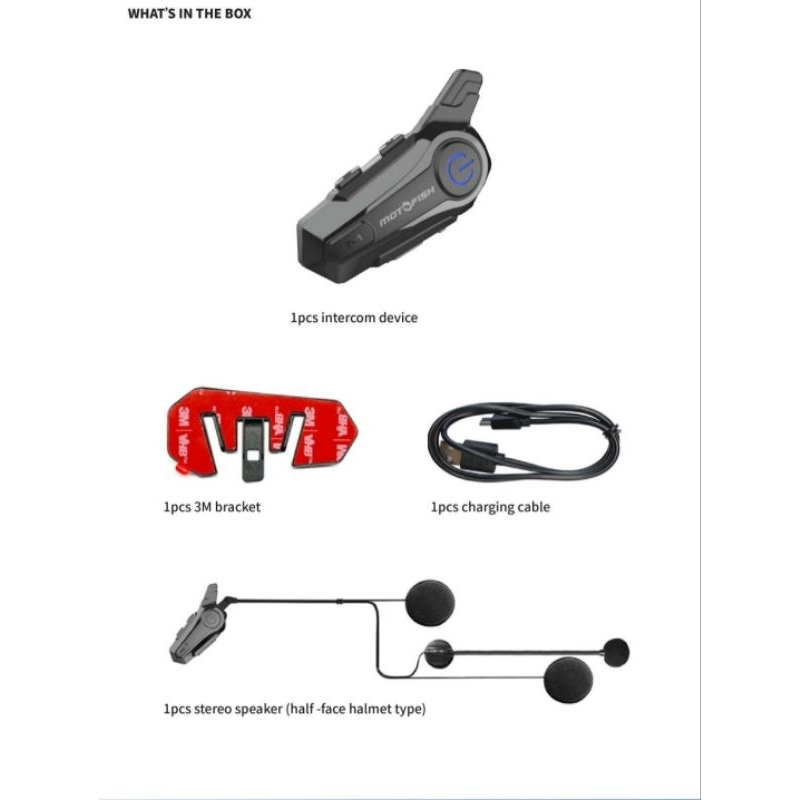 Jual Intercom E1 Helmet Bluetooth Music Telepon Maps | Shopee Indonesia