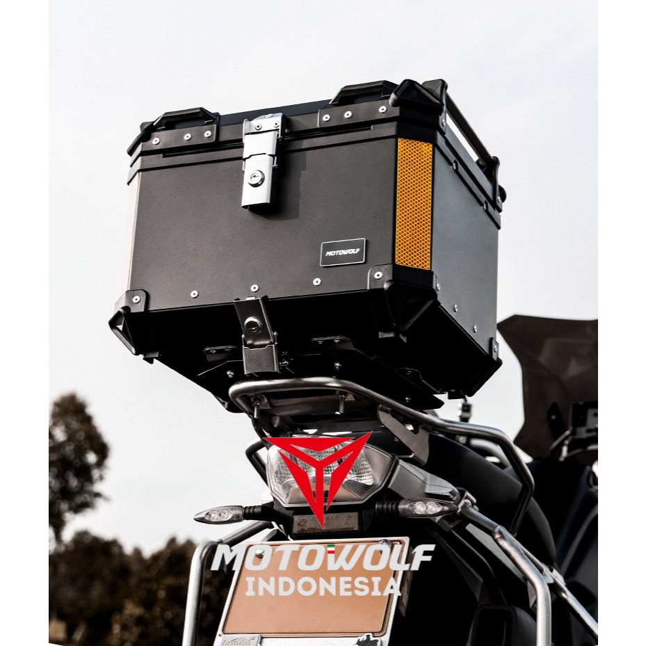 Jual Motowolf Top Box Panier Motor Touring Inner Soft Aluminium Alloy ...