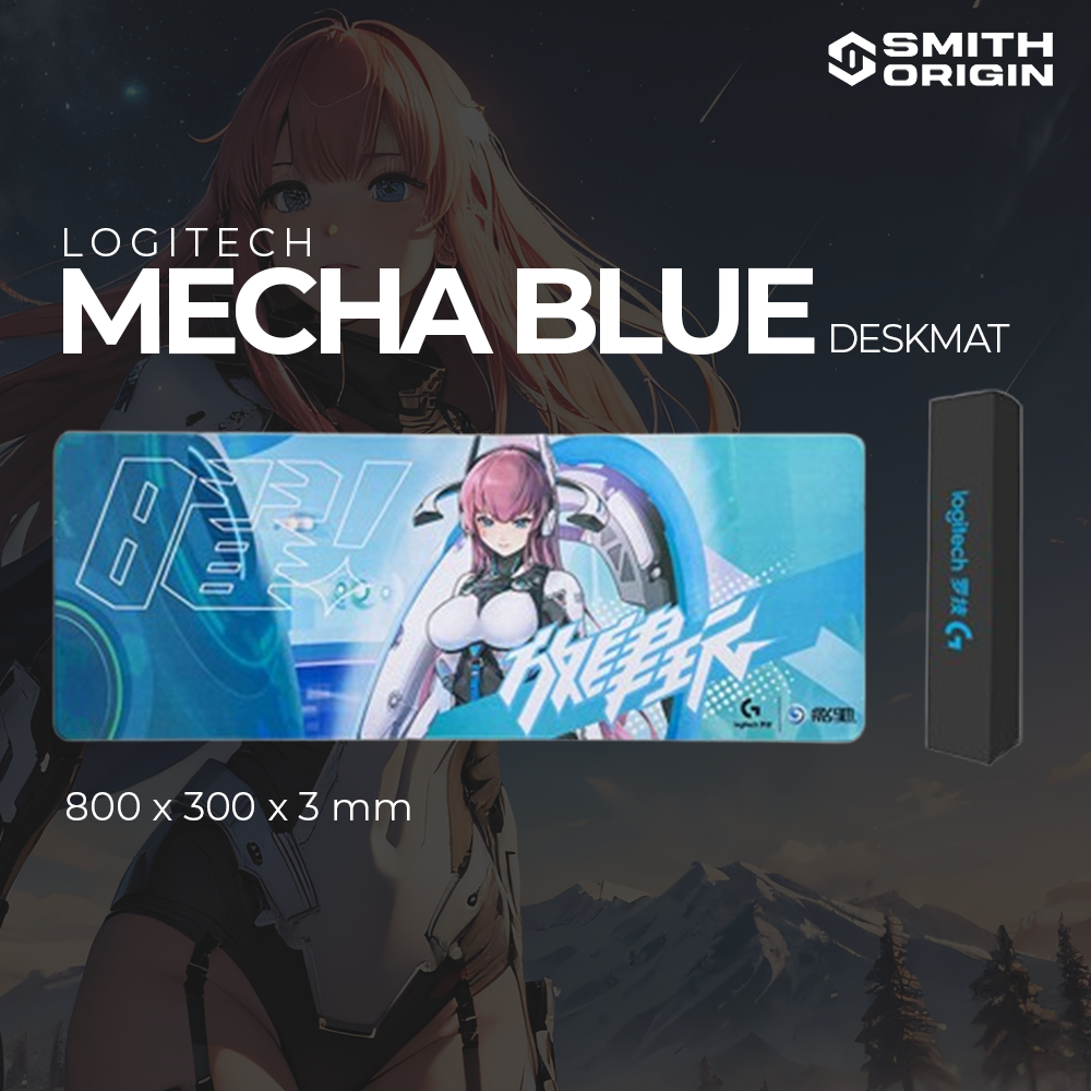 Jual Logitech Mecha Blue Gaming Mouse Pad Deskmat | Shopee Indonesia