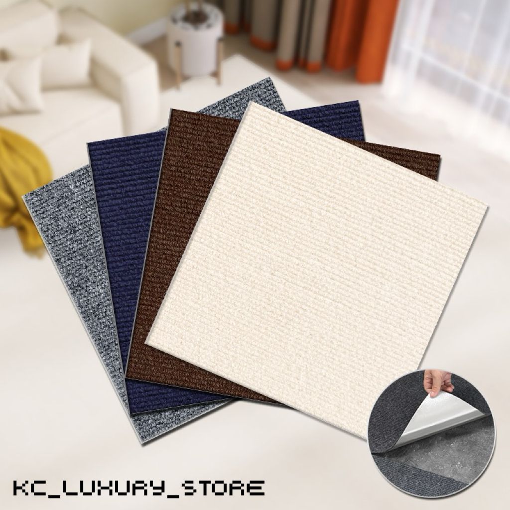 Jual (COD) KC - Karpet Puzzle Polyester Karpet Lantai Karpet Kantor ...