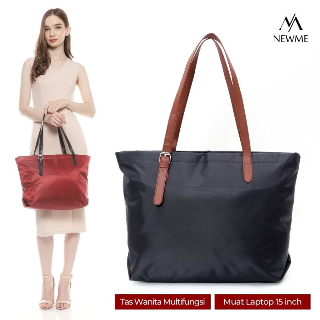 Jual NEW ME - Tas HITAM Wanita Tas Tote Bag Hand Bag Totebag Cantik ...