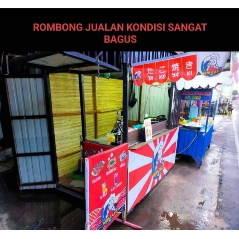 Jual BOOTH PORTABEL PINTU LIPAT UK. 2 METER ROMBONG JUALAN BEKAS ...