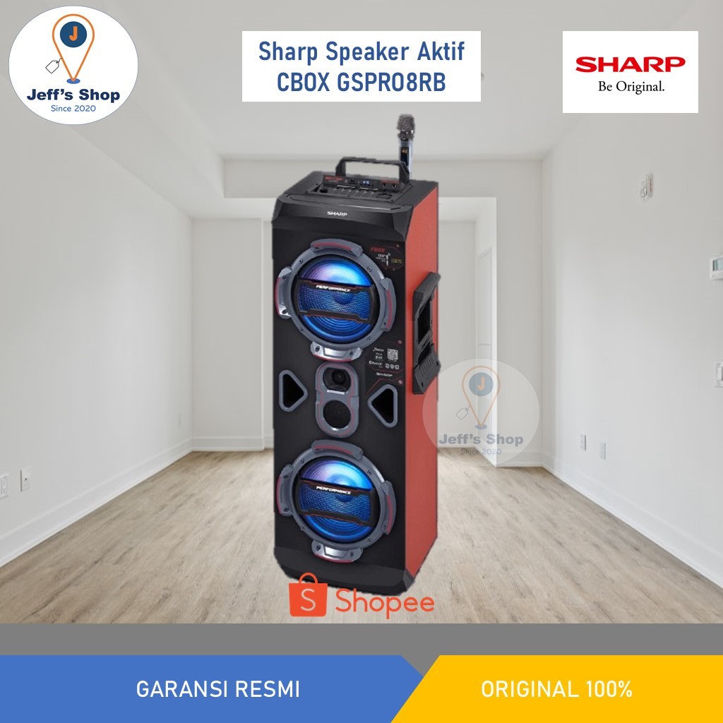 Jual Sharp Speaker Aktif CBOX-GSPRO8RB | Shopee Indonesia