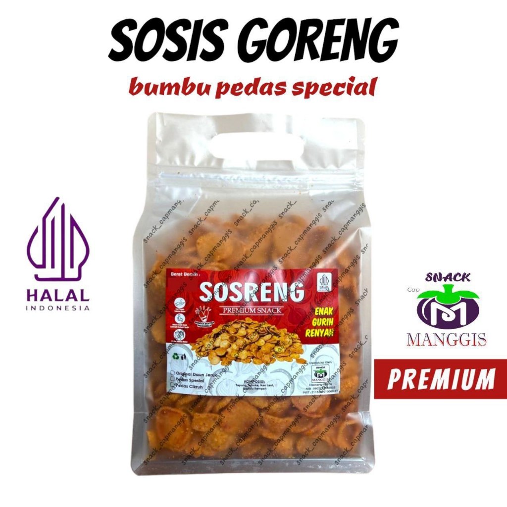 Jual Sosreng Handle Bag Premium Bumbu Special / Sosis Goreng Viral ...