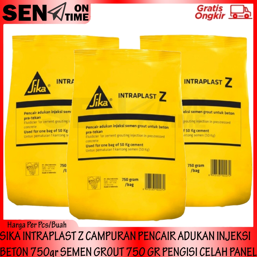 Jual Semen Grout Intraplast Z 750gr Sika 750 Gr Gram Campuran Pencair ...