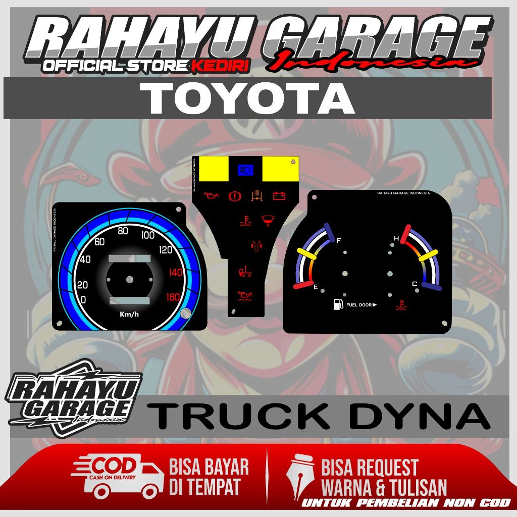 Jual PAPAN SPEEDOMETER CUSTOM TOYOTA DYNA TRUCK DYNA | Shopee Indonesia