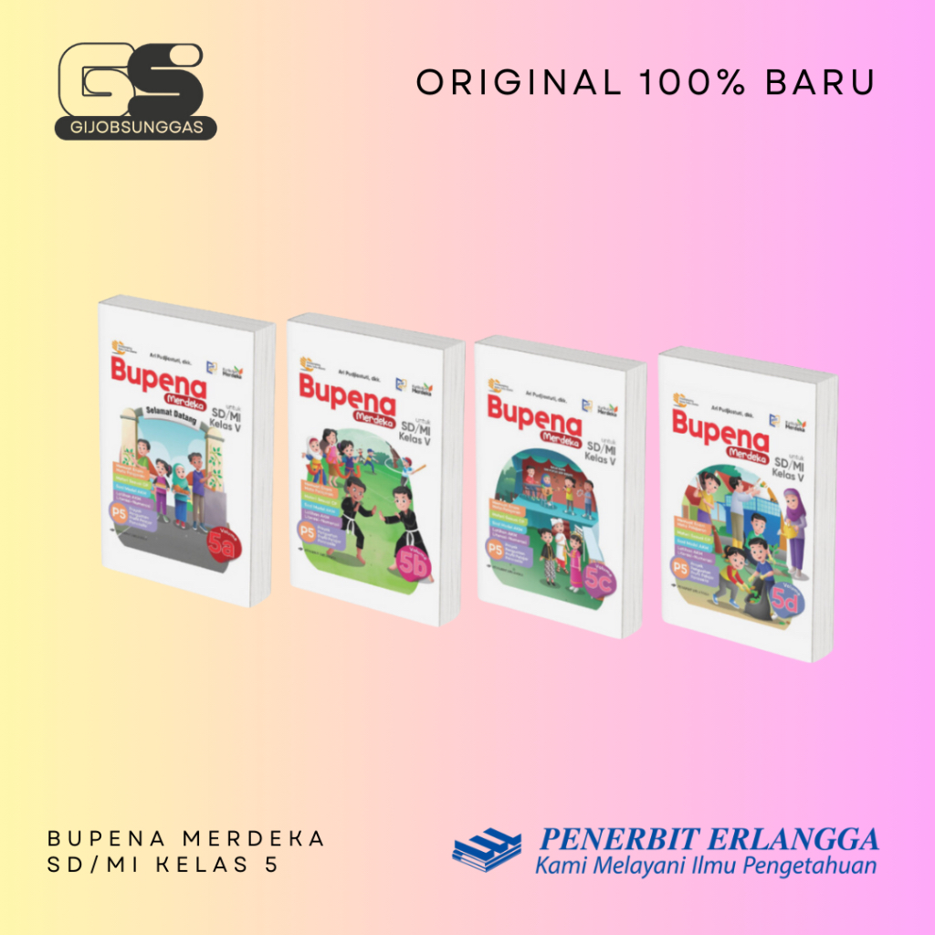 Jual BUPENA SD (NON REVISI) KELAS 5 JILID 5A 5B 5C 5D KURIKULUM MERDEKA ...
