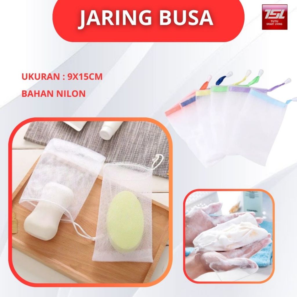 Jual TUTU Kantong Sabun Jaring Pembuat Busa Manual Halus untuk Sabun ...