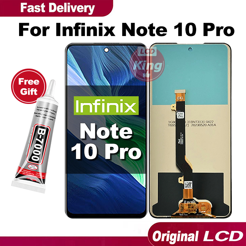 Jual LCD Infinix Note 10 Pro Original TOUCHSCREEN Fullset Meningkatkan Kecerahan / Mencegah ...