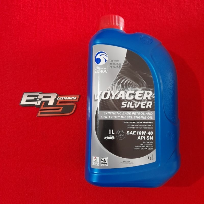 Jual OLI ADNOC VOYAGER SILVER 10W40 1L | Shopee Indonesia