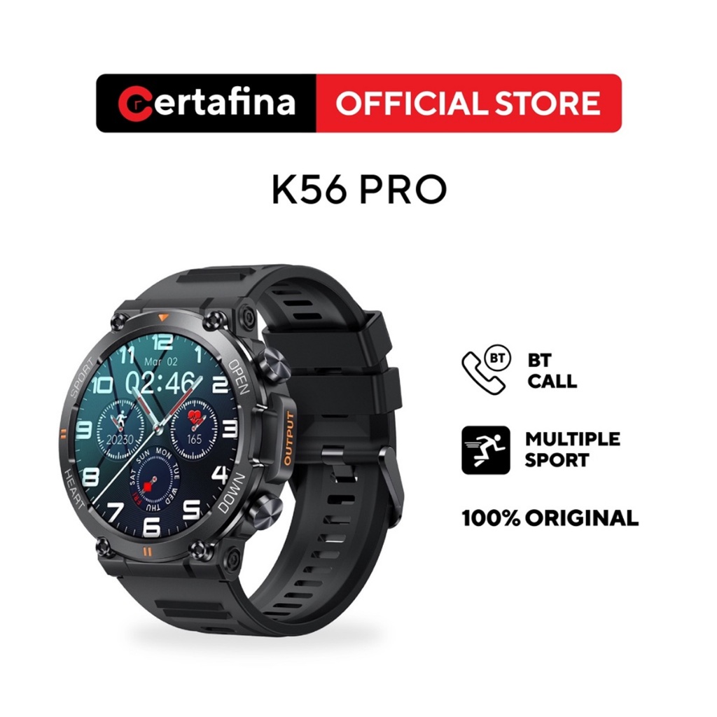 Jual Certafina K56 Pro Sporty Smartwatch Bluetooth Call | Shopee Indonesia