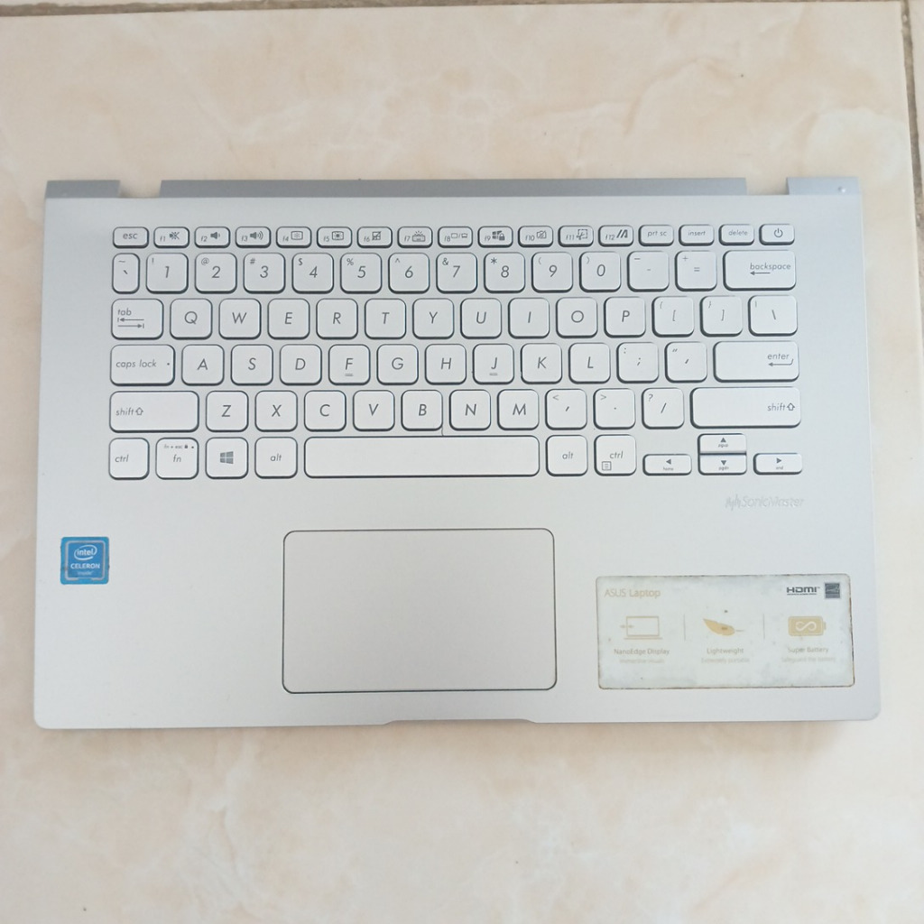Jual Palmrest Asus VivoBook 14 A409m Frame Keyboard Asus A409M Casing ...