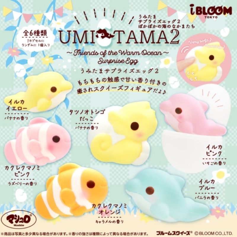 Jual Squishy Ibloom Umitama 2 (blind egg) | Shopee Indonesia