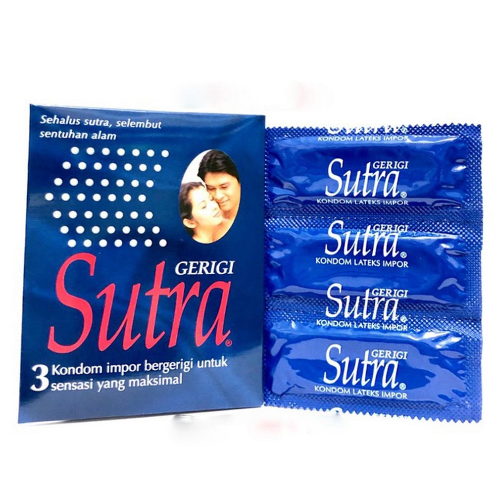 Jual KONDOM SUTRA GERIGI ISI 3 PCS | Shopee Indonesia