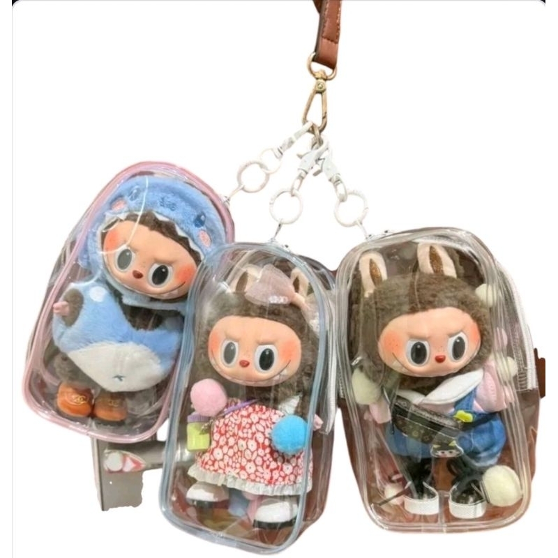 Jual (ReadyStock)Tas Pouch Labubu plastik PVC Pelindung Labubu | Shopee ...