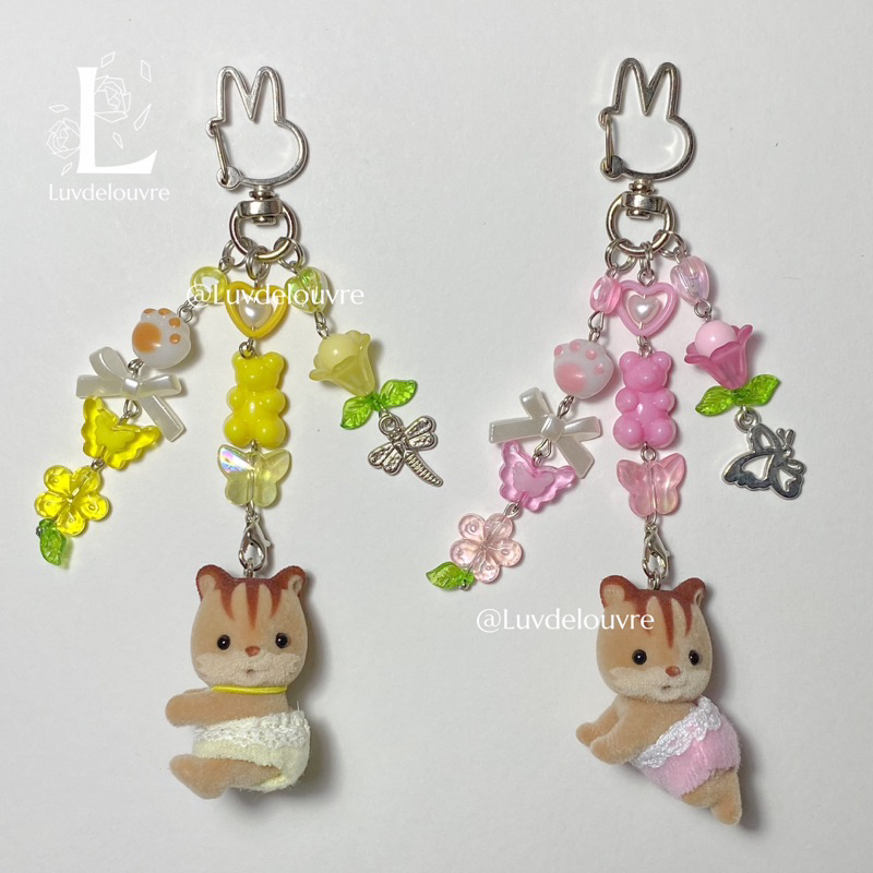 Jual SYLVANIAN FAMILIES KEYCHAIN TRINKET BEADS GANTUNGAN KUNCI ...