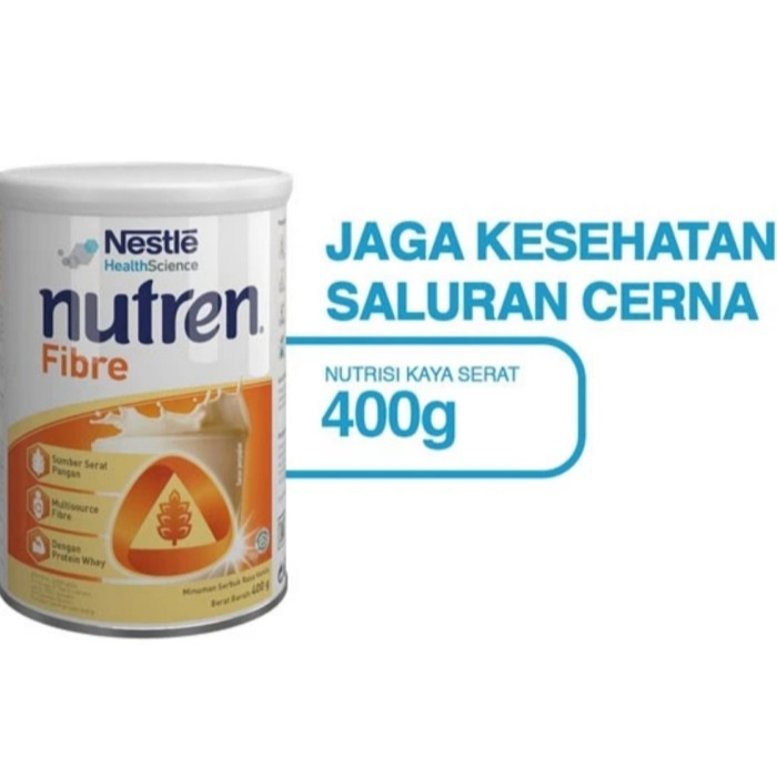 Jual Nutren Fibre Susu Tinggi Serat / Fiber & Tinggi Protein 400gr ...