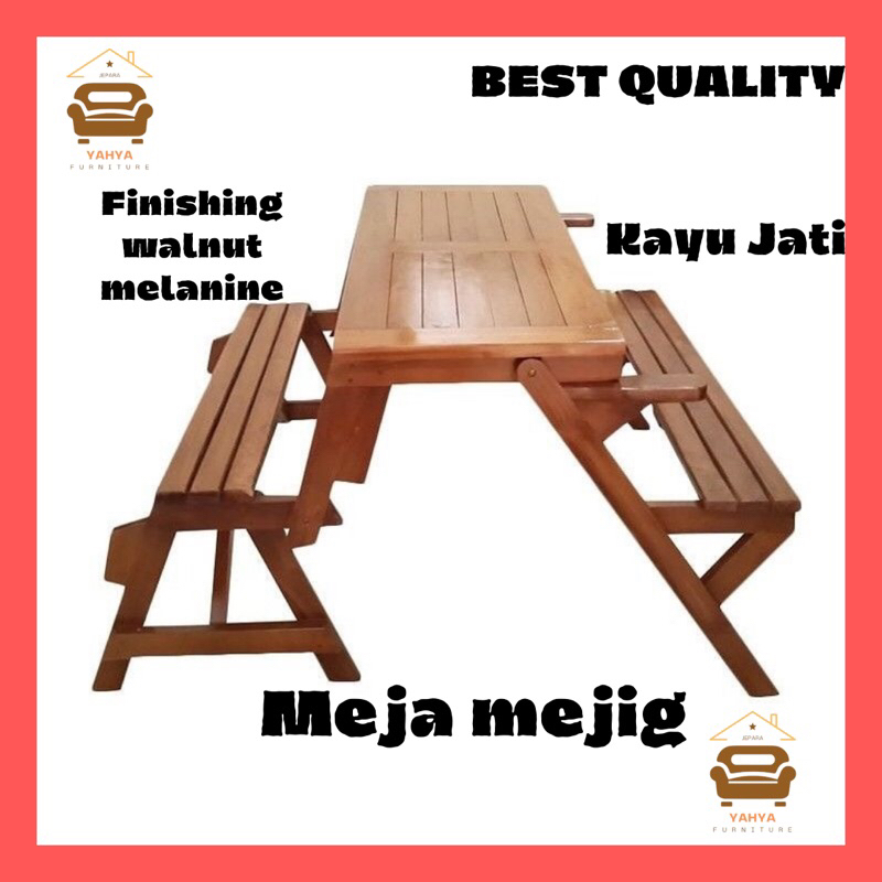 Jual Meja Bakso minimalis kayu jati, Meja mejig kayu jati, meja bangku ...