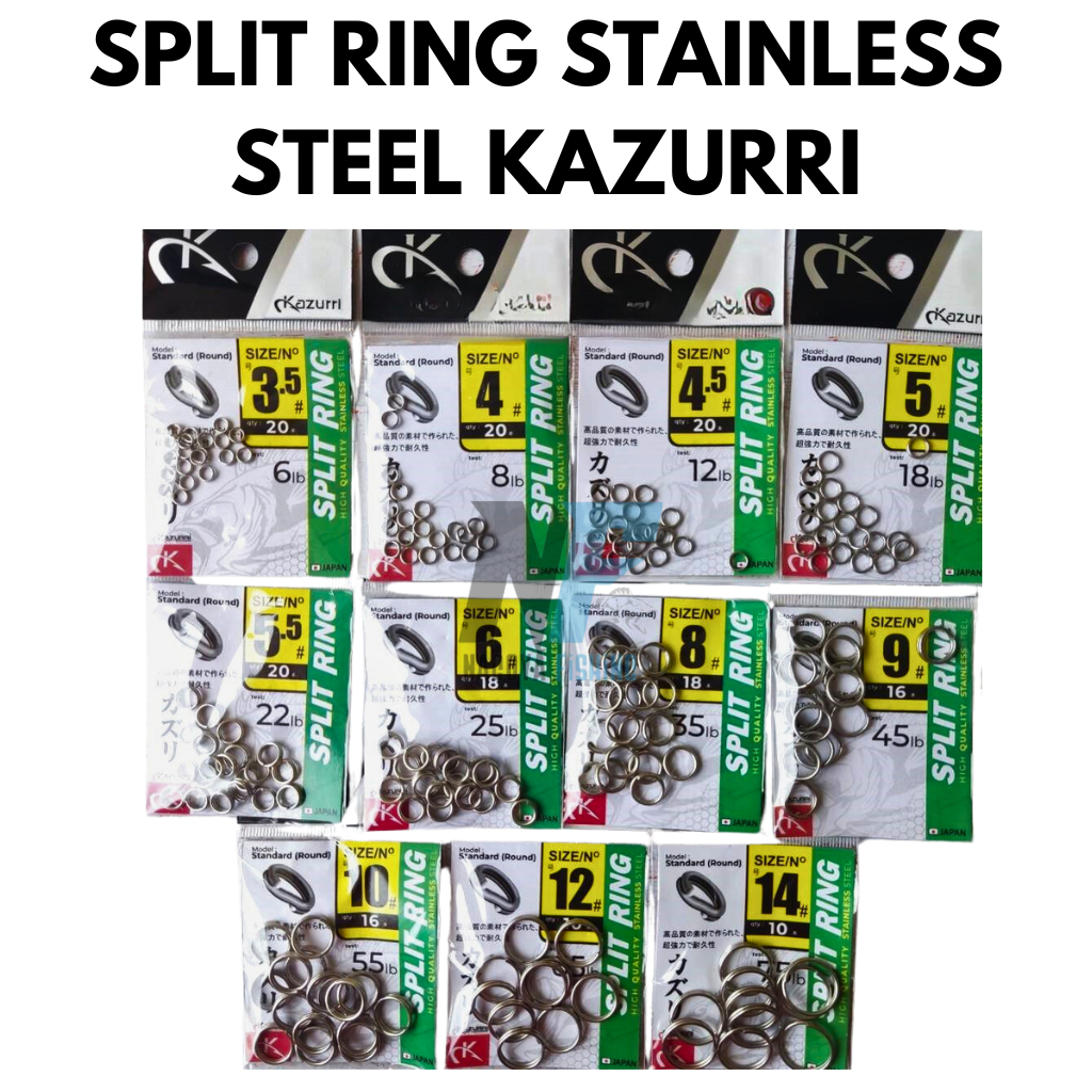Jual Split Ring Stainless Steel Kazurri Murah | Shopee Indonesia