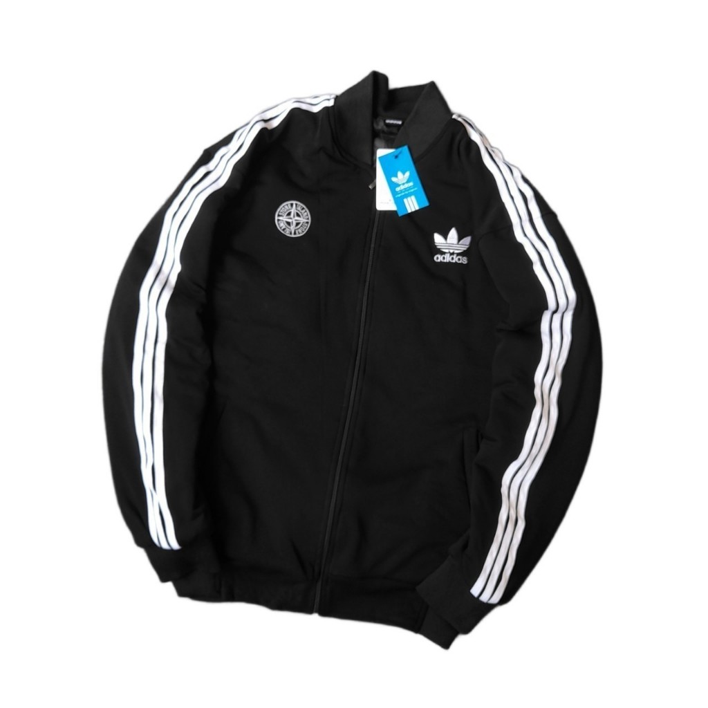 Jual JAKET VARSITY BOMBER TRACKTOP ADIDAS X STONE ISLAND LOGO ROUND ...