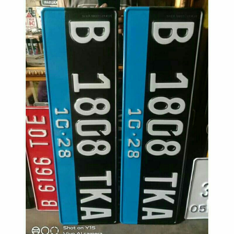 Jual Plat Nomor Mobil listrik Custom | Shopee Indonesia