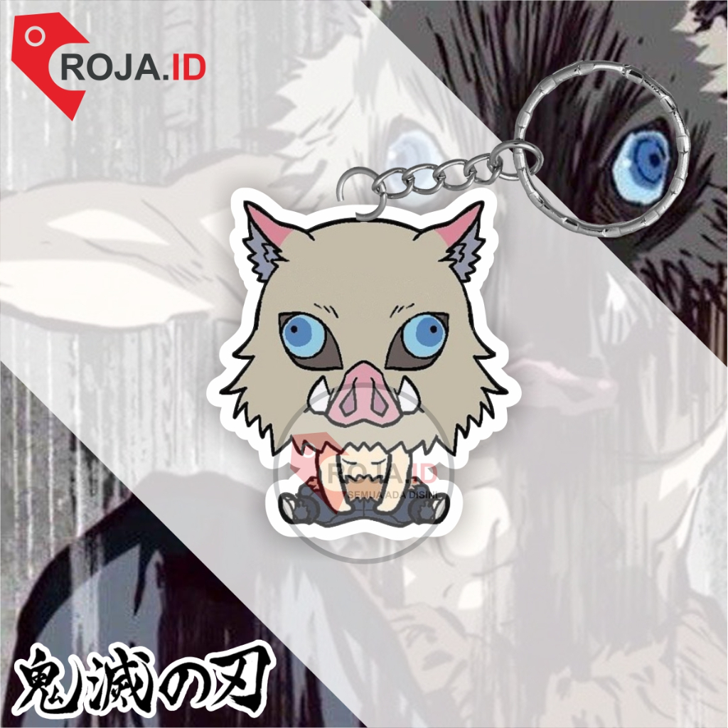 Jual Gantungan Kunci Kimetsu No Yaiba Inosuke Hashihira - Gantungan ...