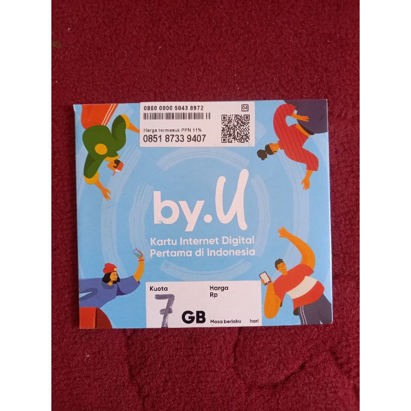 Jual Kartu Internet ByU 7GB ON | Shopee Indonesia