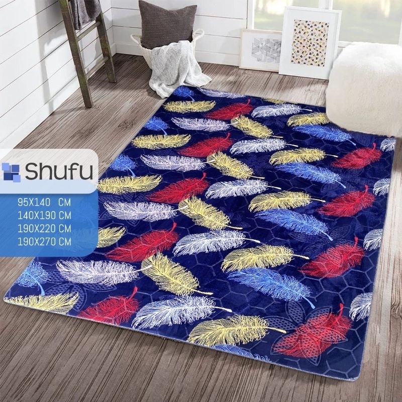 Jual [ 95x140 ] Karpet embos SHUFU size mini | Shopee Indonesia