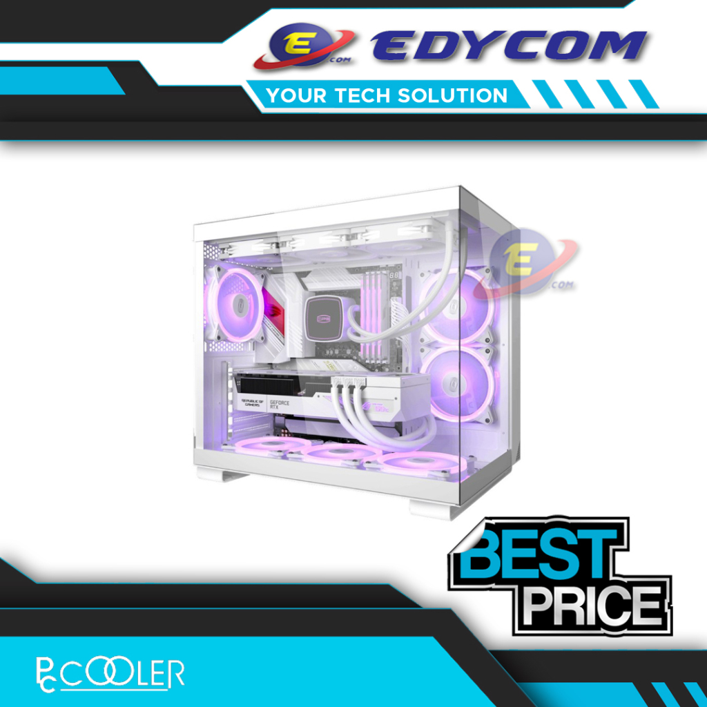 Jual CASING PCCOOLER C3 T500 WHITE - ATX TEMPERED GLASS | Shopee Indonesia