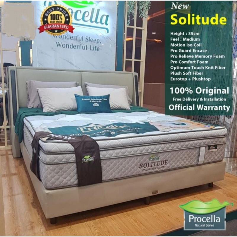 Jual Kasur Pocket Spring Bed Mattress Memory Foam Plush Top PROCELLA ...