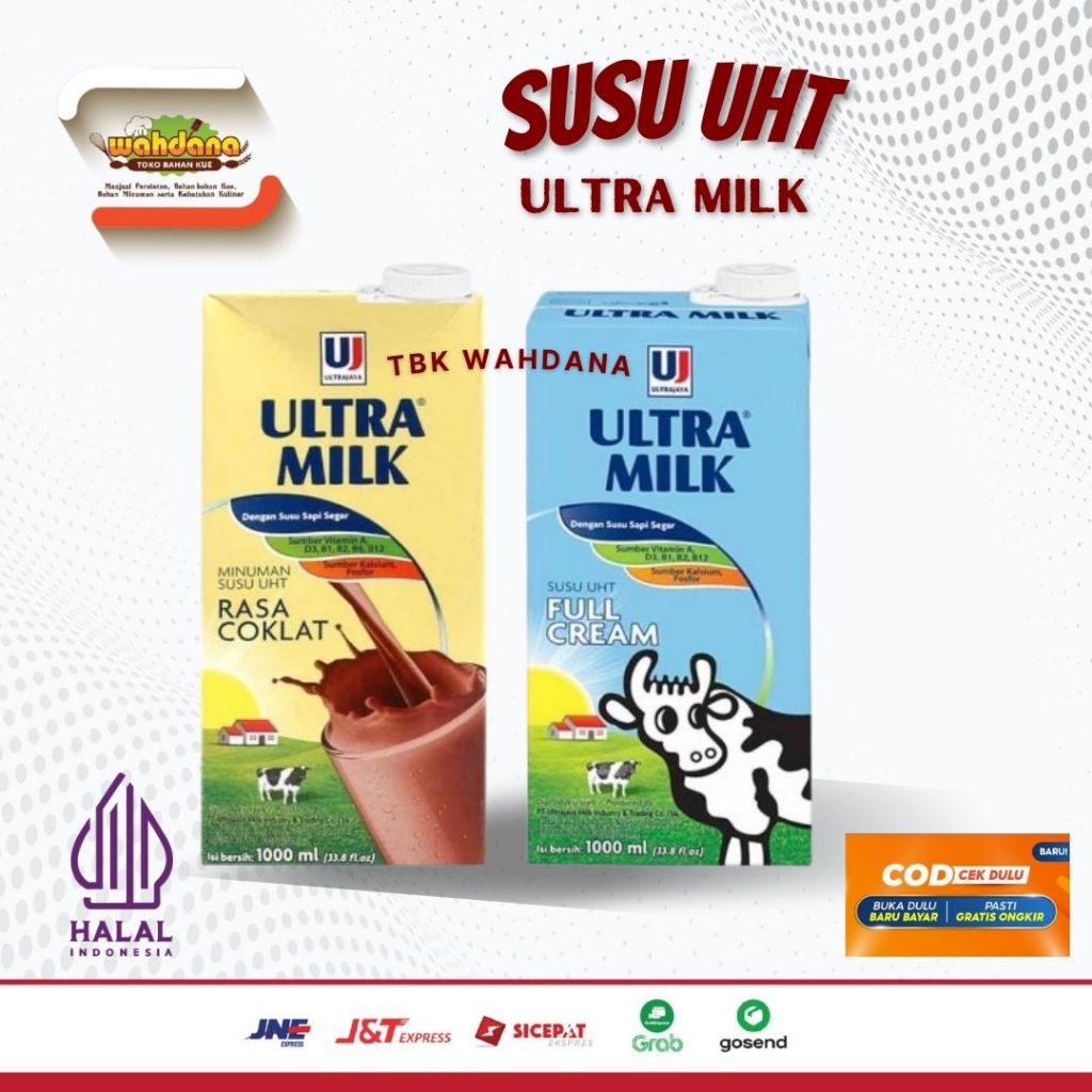 Jual Susu UHT Ultra Milk 1 Liter | Shopee Indonesia