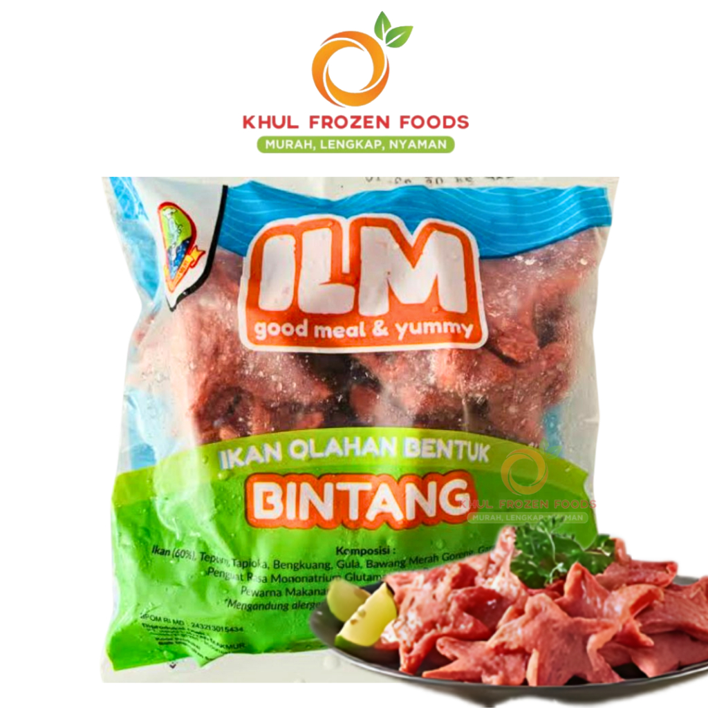 Jual ILM ikan olahan bentuk Bintang 500gr / ILM / Olahan ikan / Bakso ...
