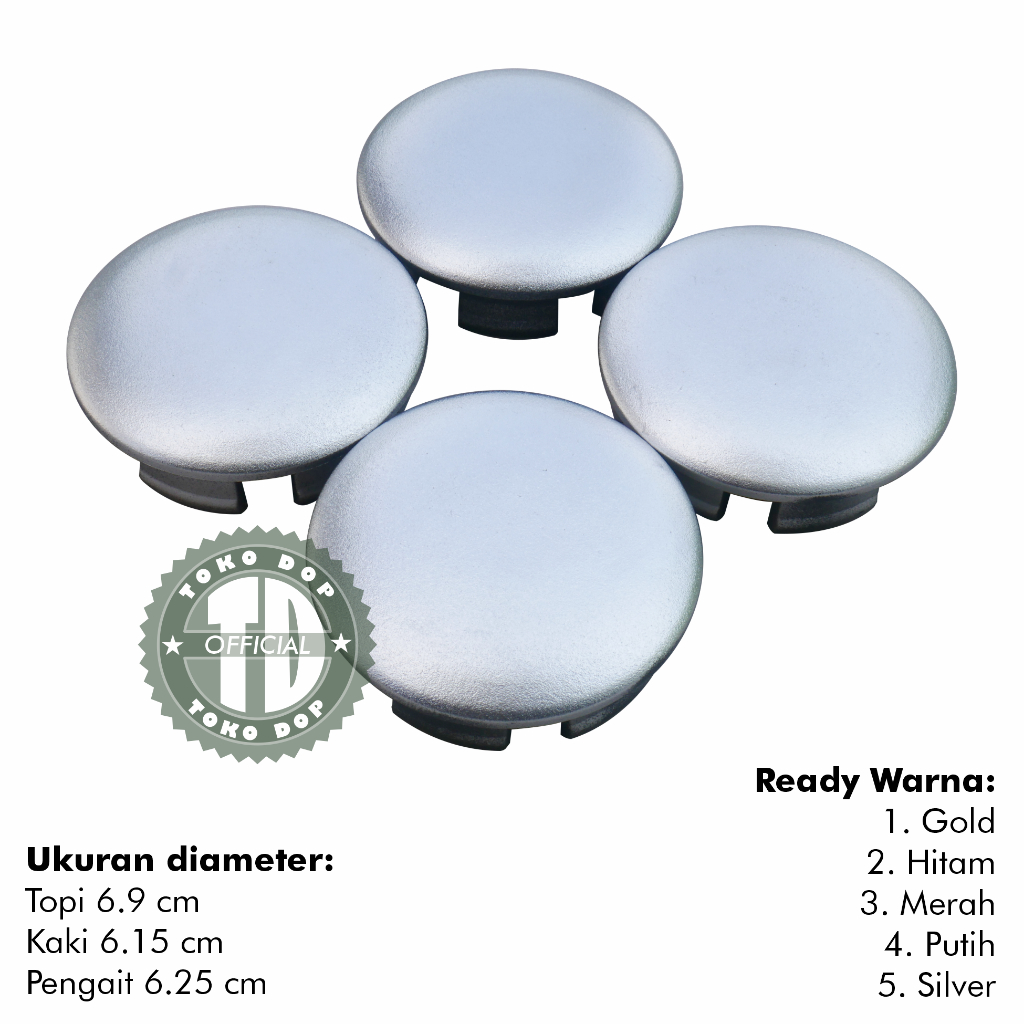 Jual COVER DOP VELG PANTHER OLD KOTAK LAMA TOPI 69 MM 7 CM KAKI 61.5 ...