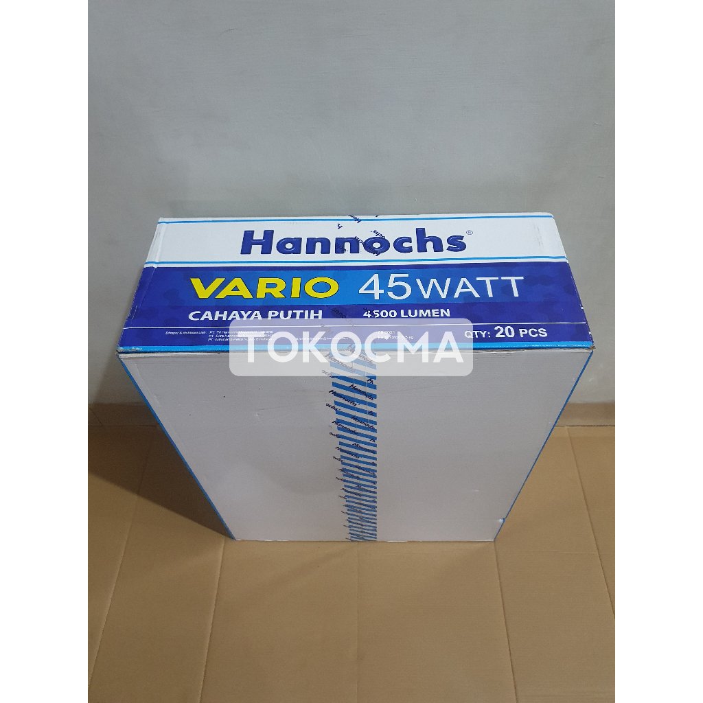 Jual Lampu LED Bohlam Vario 45w 45watt Hannochs Cahaya Putih 1 DUS ...