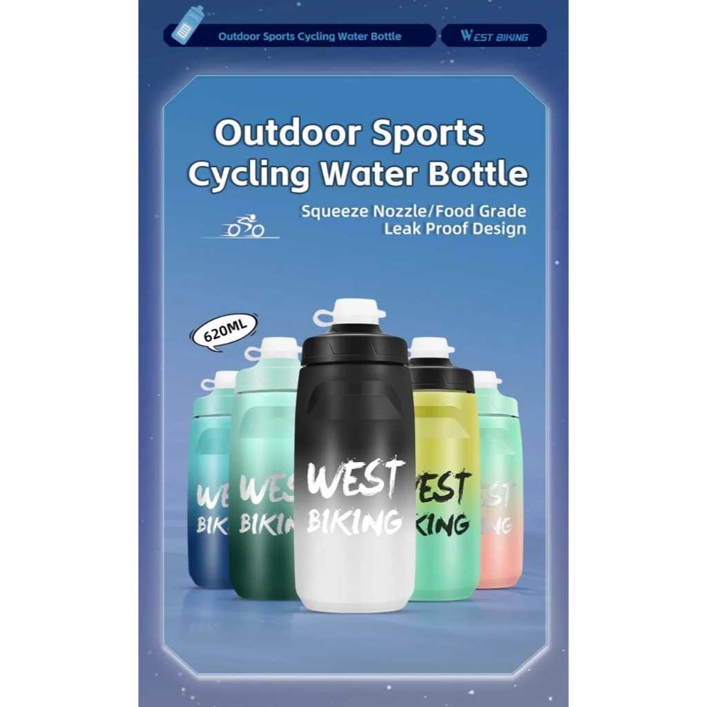 Jual West Biking Bottle Bidon Botol Air Minum 620ml dengan Penutup ...