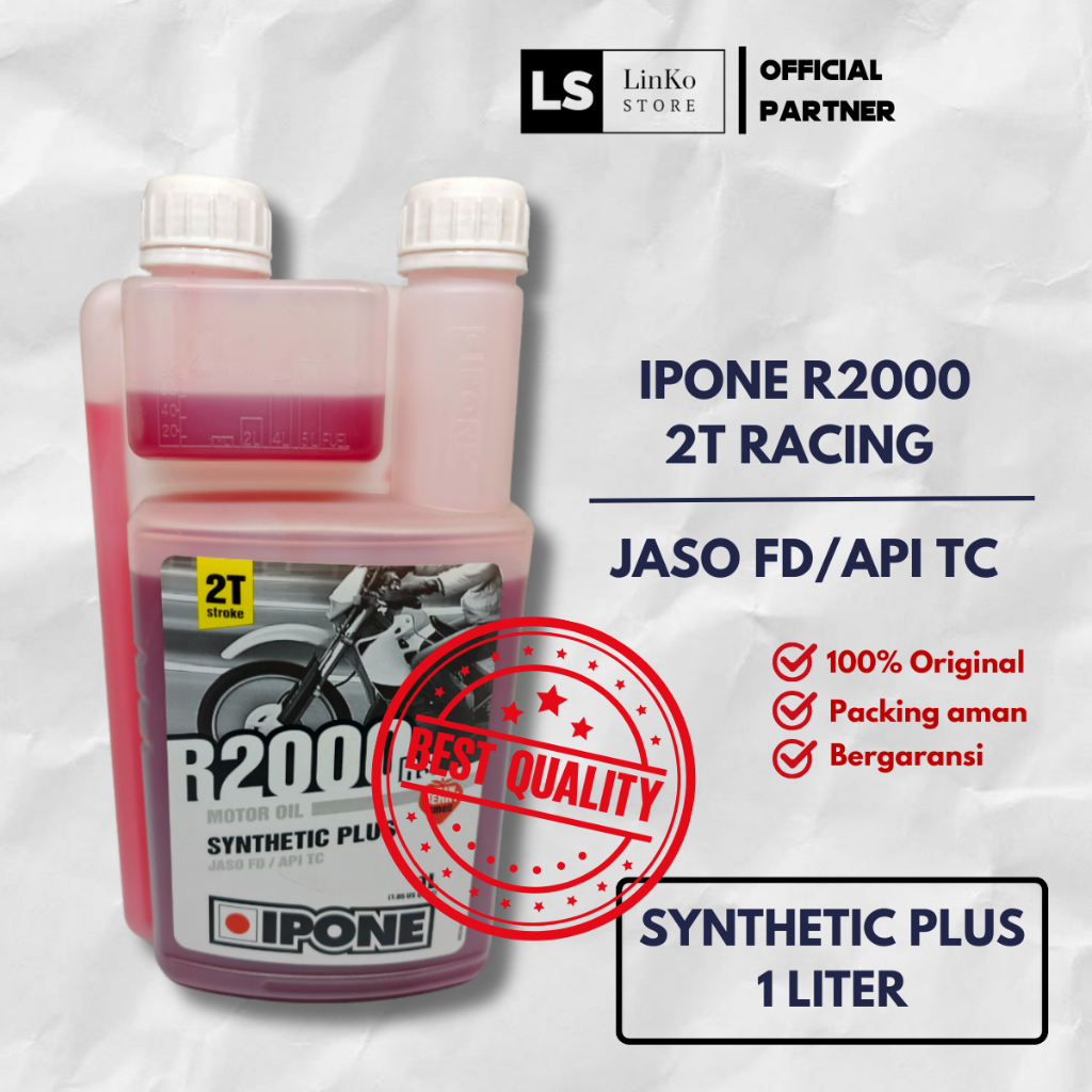 Jual Oil Samping IPONE Strawberry R2000 RS 2T Synthetic Plus Motor Oil ...