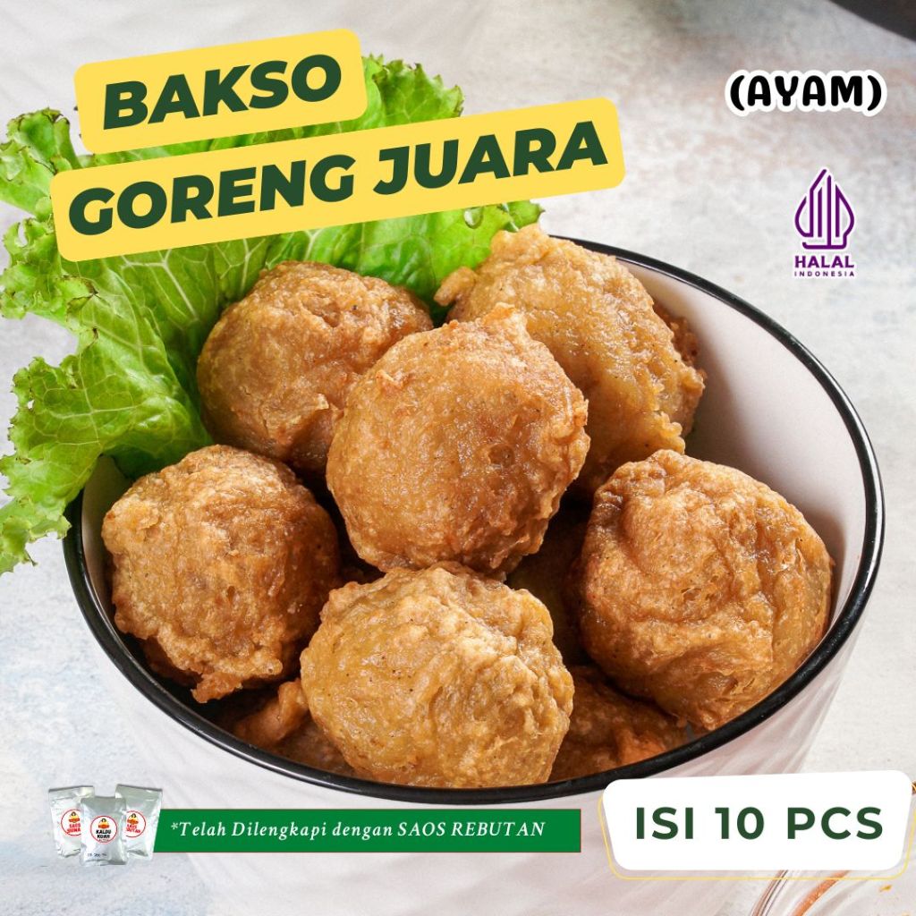 Jual Bakso Goreng Baso Goreng JUARA (Ayam) Ukuran Besar Homemade ...
