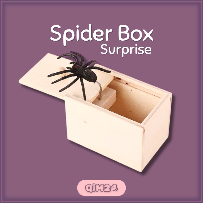 Jual Spider Box Prank - Kotak Laba-laba - Surprise Box - QiM24 | Shopee ...
