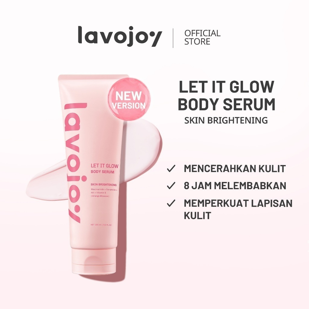 Jual LVJ LAVOJOY LET IT GLOW KEEP IT CHILL SOLVE IT NOW BODY SERUM 180ml | DAILY SHINE BODY ...