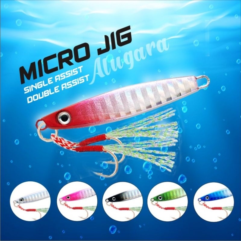 Jual MICRO JIG / METAL JIG Ukuran 7, 10, 14, 21 gram | Micro Jig Alugara untuk Umpan Pancing ...