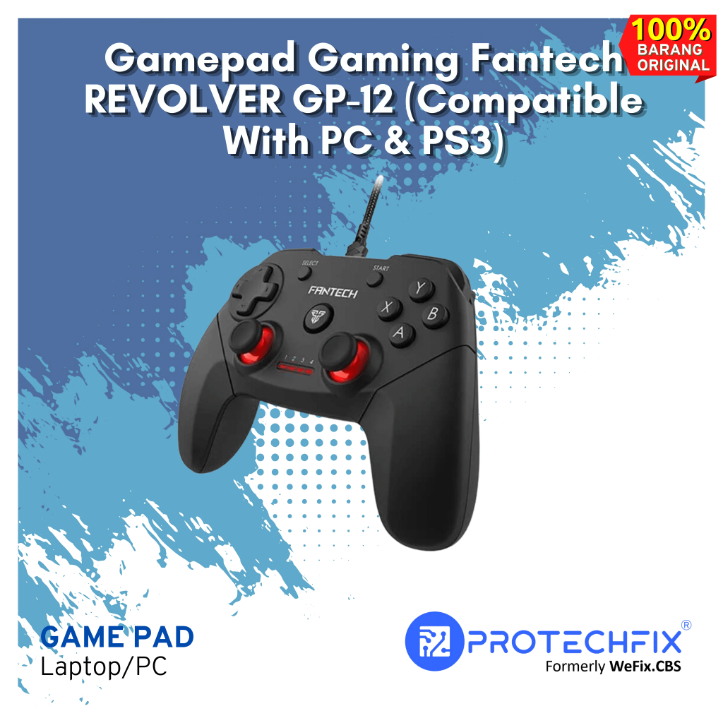 Jual Gamepad Gaming Fantech REVOLVER GP-12 (Compatible With PC & PS3 ...