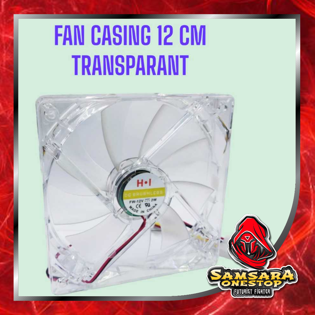 Jual FAN CASING 12 CM TRANSPARANT LED WARNA | FAN CASE 12 CM ...