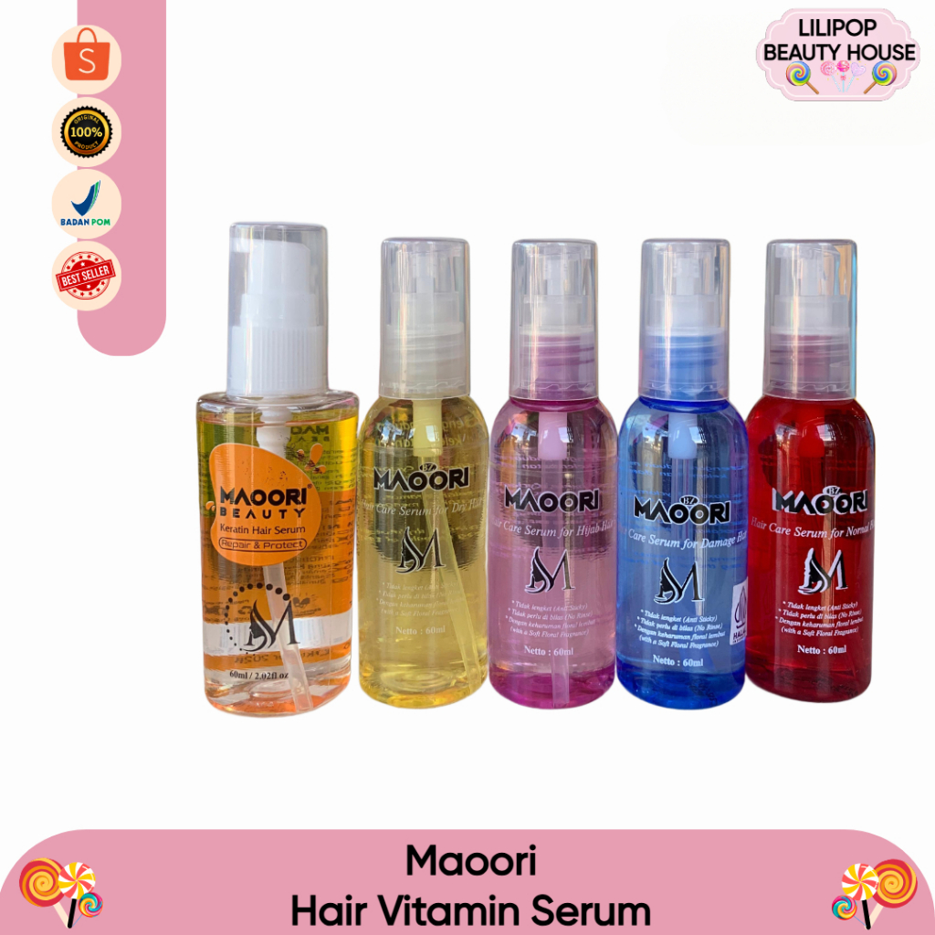 Jual Maoori Hair Vitamin Serum / parfum rambut Maori 60ml | Shopee ...