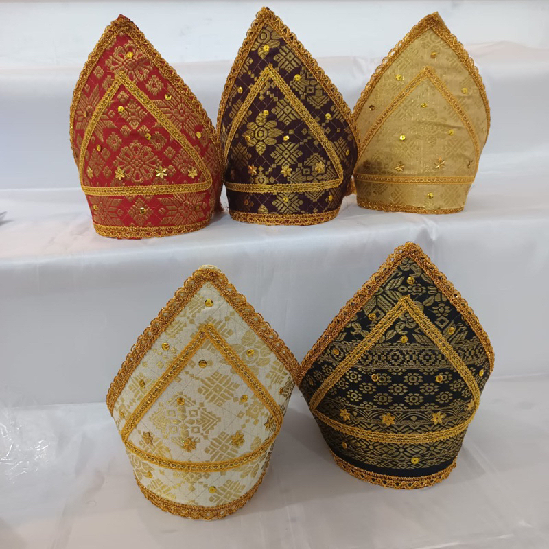 Jual Deta minang/Deta songket/topi minang/mahkota laki laki/tanjak ...